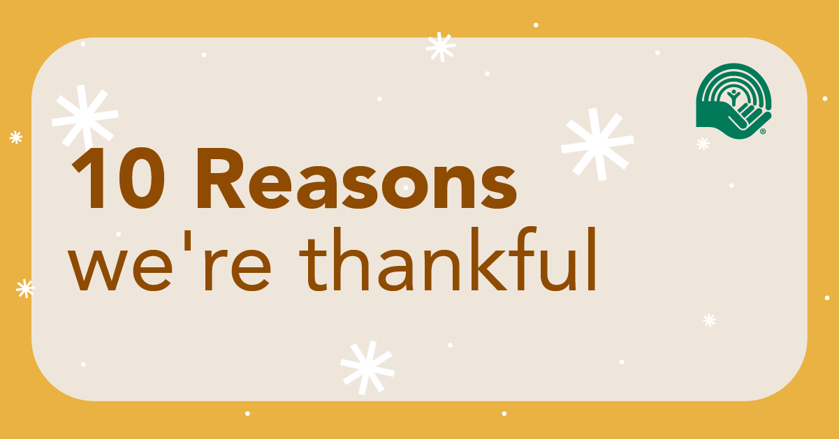 10 reasons we’re thankful this Thank You Thursday | United Way East Ontario